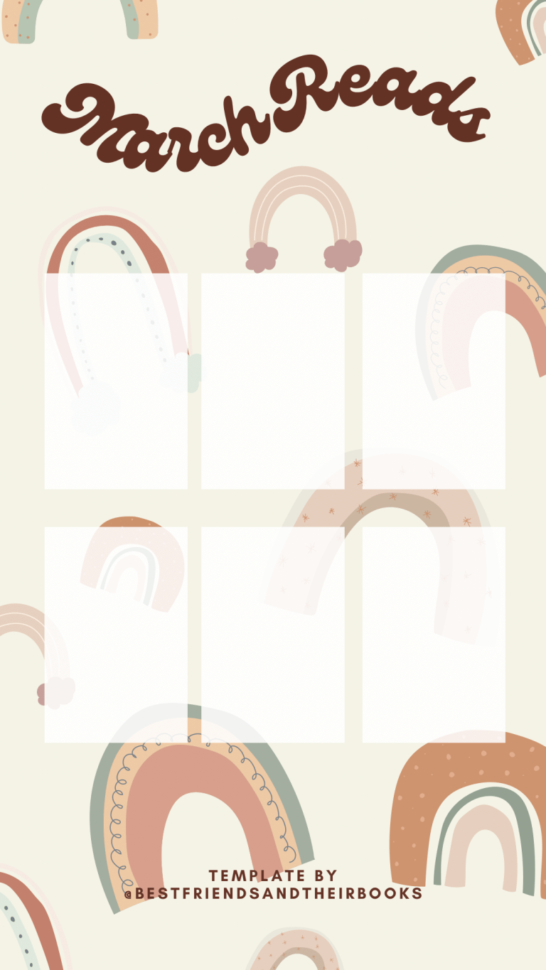 March Book Tracker Templates – best friends and their books