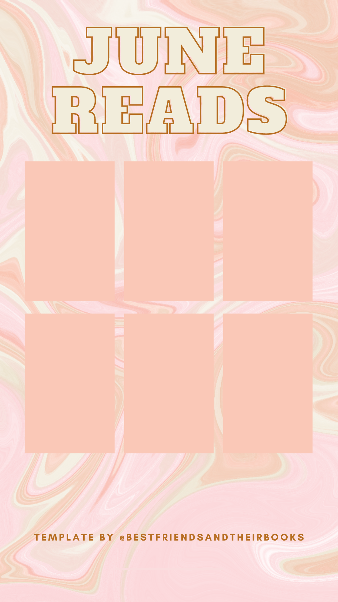 June Book Tracker Templates – best friends and their books